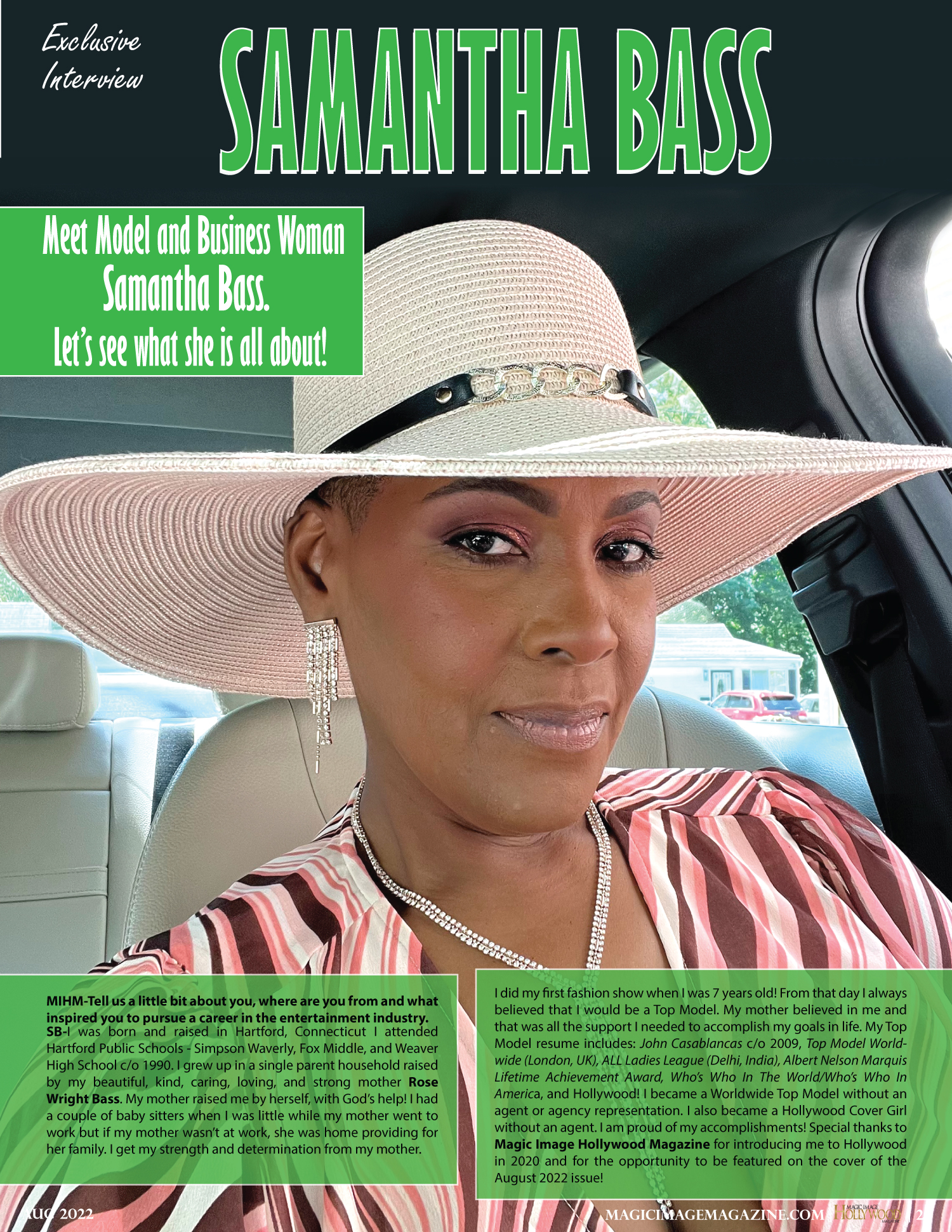 Meet Beautiful Model and Business Woman Samantha Bass. Let’s see what ...