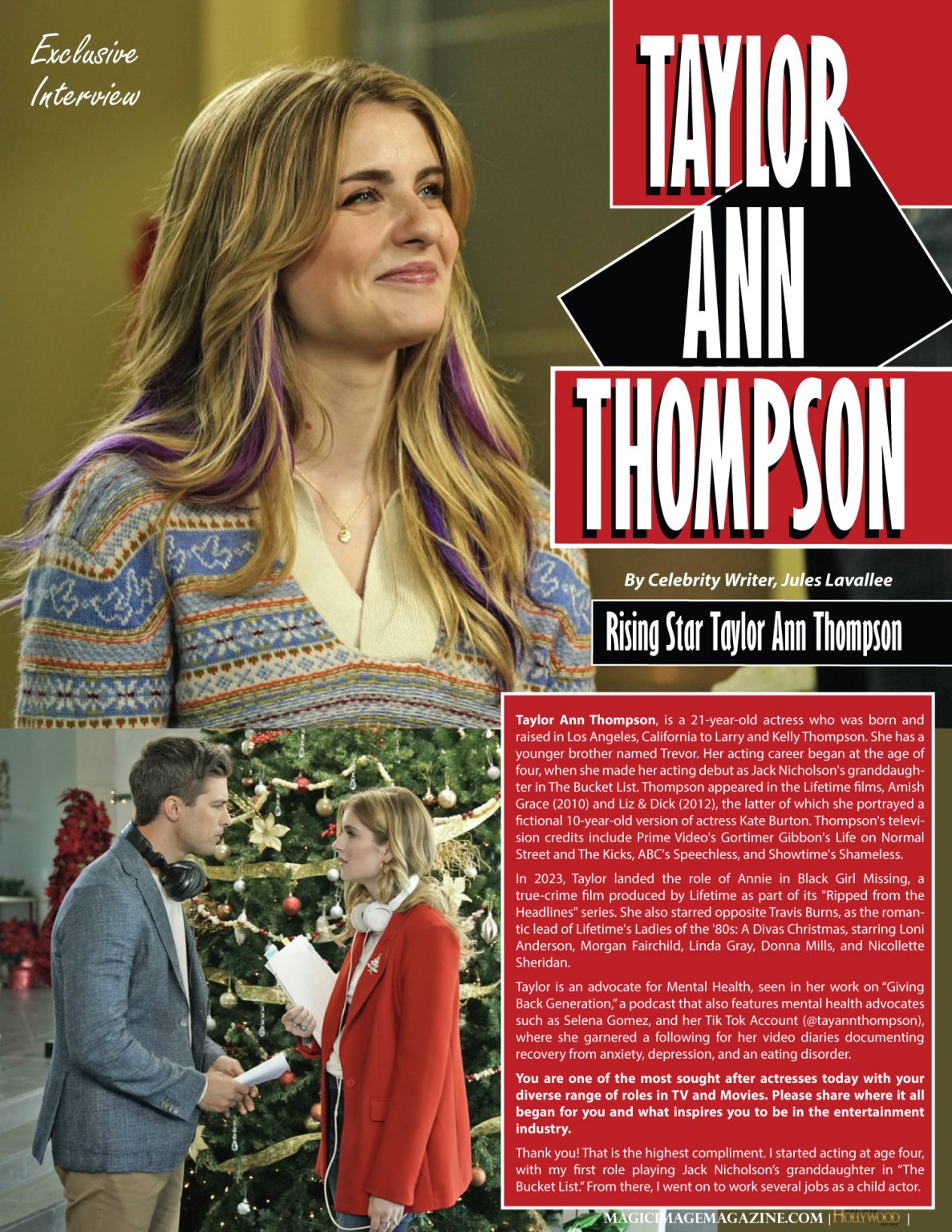 Rising Star Taylor Ann Thompson - MAGIC IMAGE ENTERTAINMENT