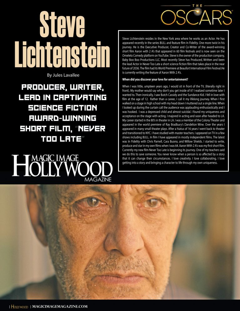 Steve Lichtenstein Producer, Writer, Lead in Captivating Science ...